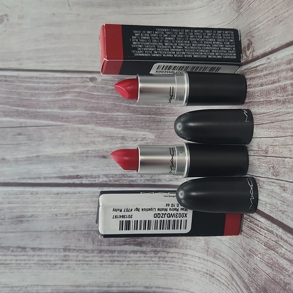 MAC Cosmetics | Makeup | Mac Nib 2 Tubes Retro Matte Lipstick 77 Ruby ...